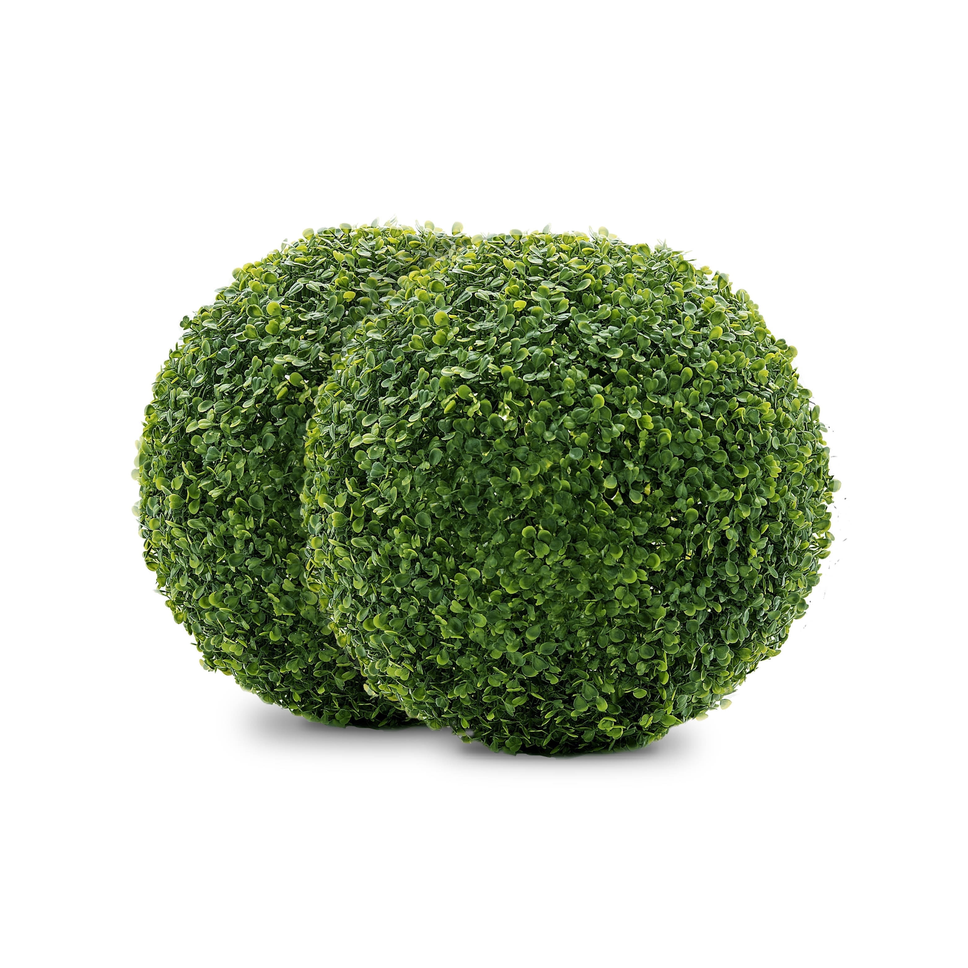 Lush Estate Artificial Boxwood Topiary Balls, 13", Pack of 2, High ...