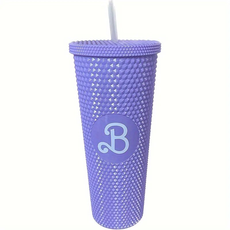 LUSQI 710ml Plastic Cup With Straw Large Capacity Reusable - Creative ...