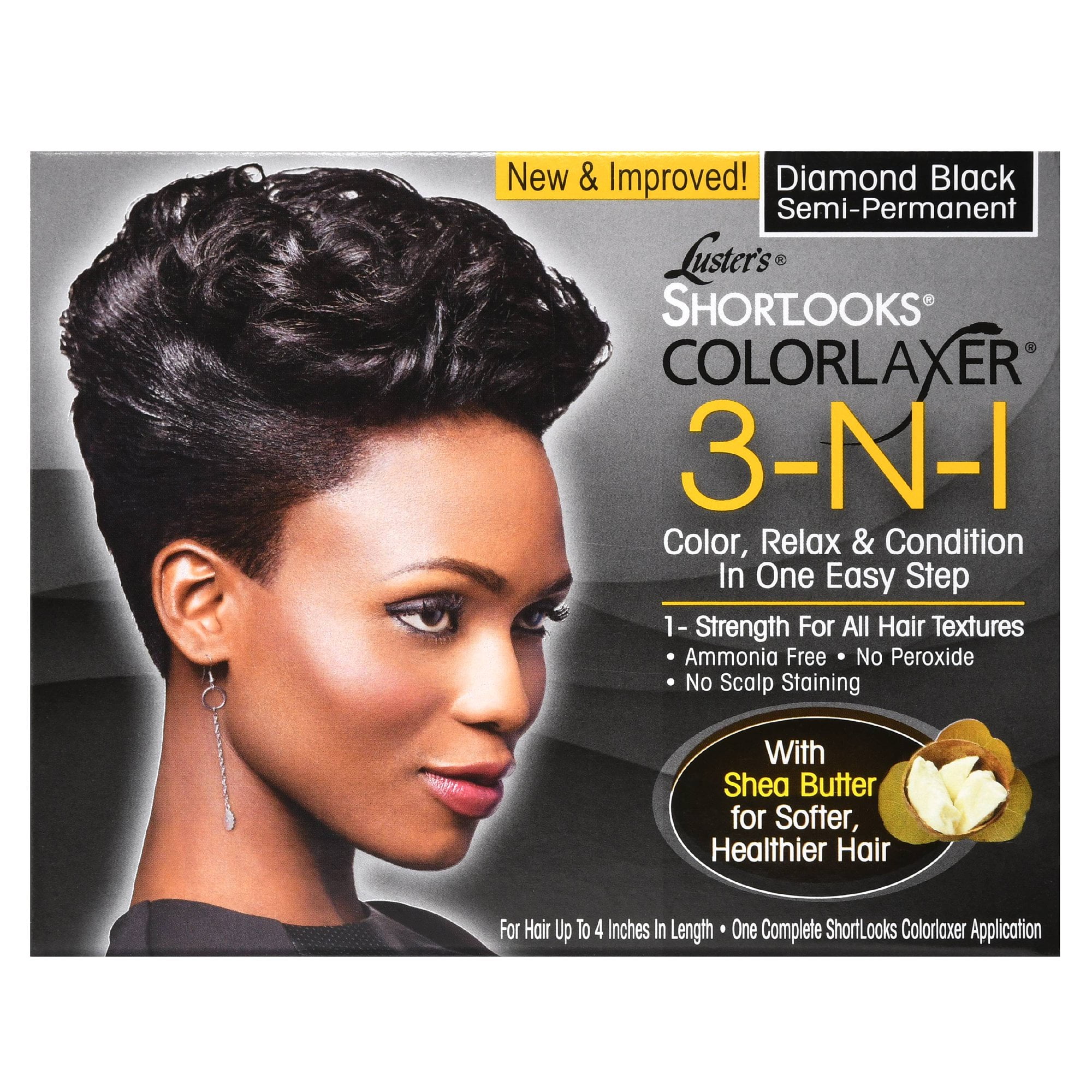 LUSTER'S SHORTLOOKS COLORLAXER KIT [BLACK] * BEAUTY TALK LA * - Walmart.com