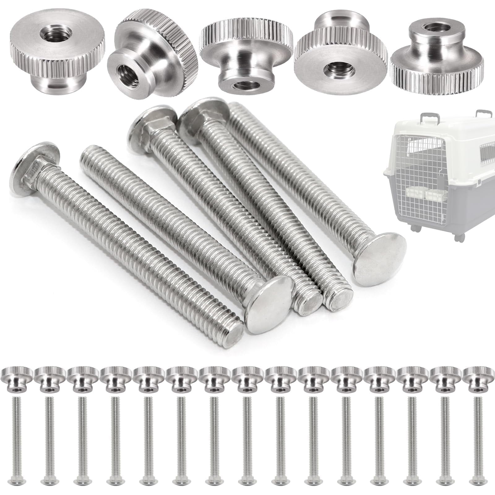 LUTQ 20 Sets Pet Carrier Replacement Fasteners Set - Heavy Duty ...