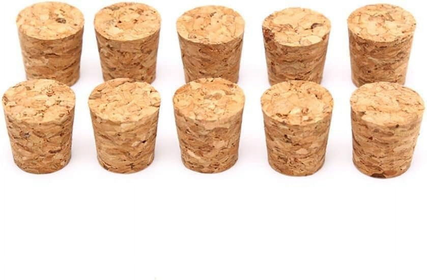 LUU-12 Pcs 6 Sizes Cork Stoppers Wine Bottle Cork Stoppers Wooden ...
