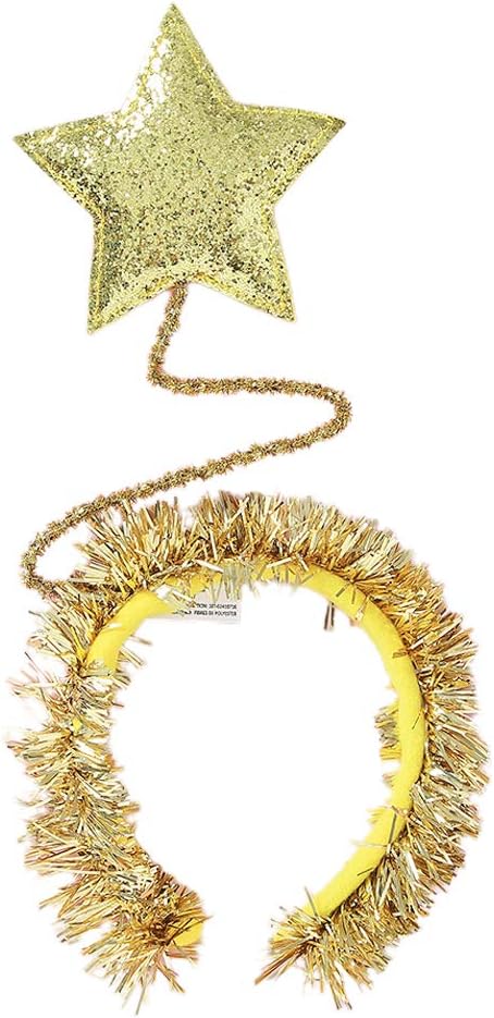 LUU-1PC ponytail head bopper metallic headband kid headbands star ...