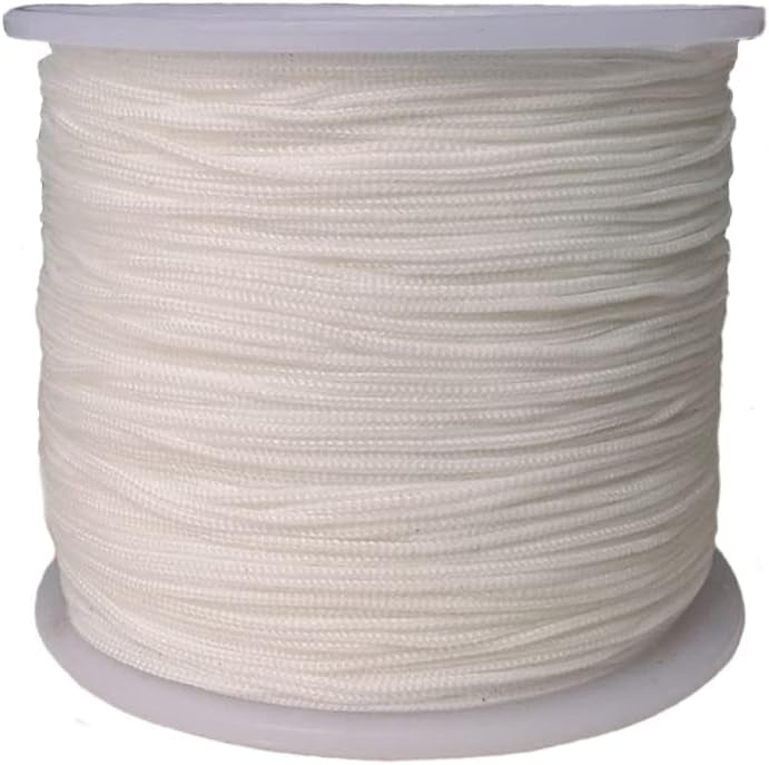 LUU-1mm x 100 Yards Nylon Cord, Braided Thread Trim String Thread for ...