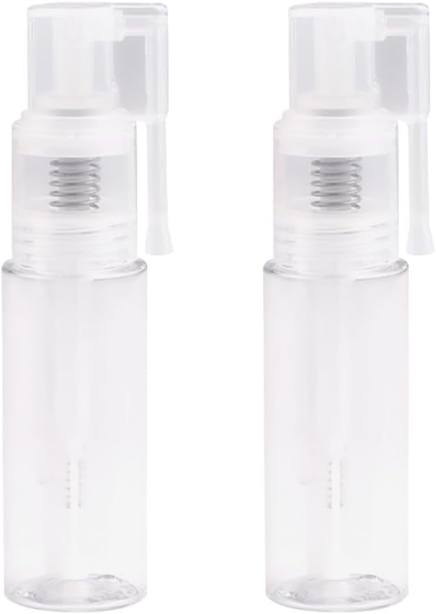 LUU-2 Pcs Powder Spray Bottles Portable Dry Powder Bottles Plastic ...
