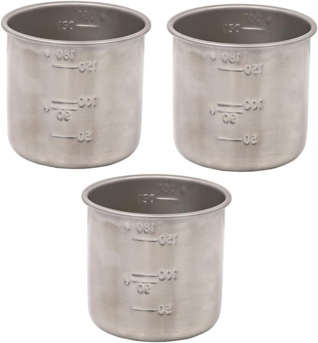 LUU-2 Pcs Stainless Steel Measuring Cups with Graduations Multipurpose ...