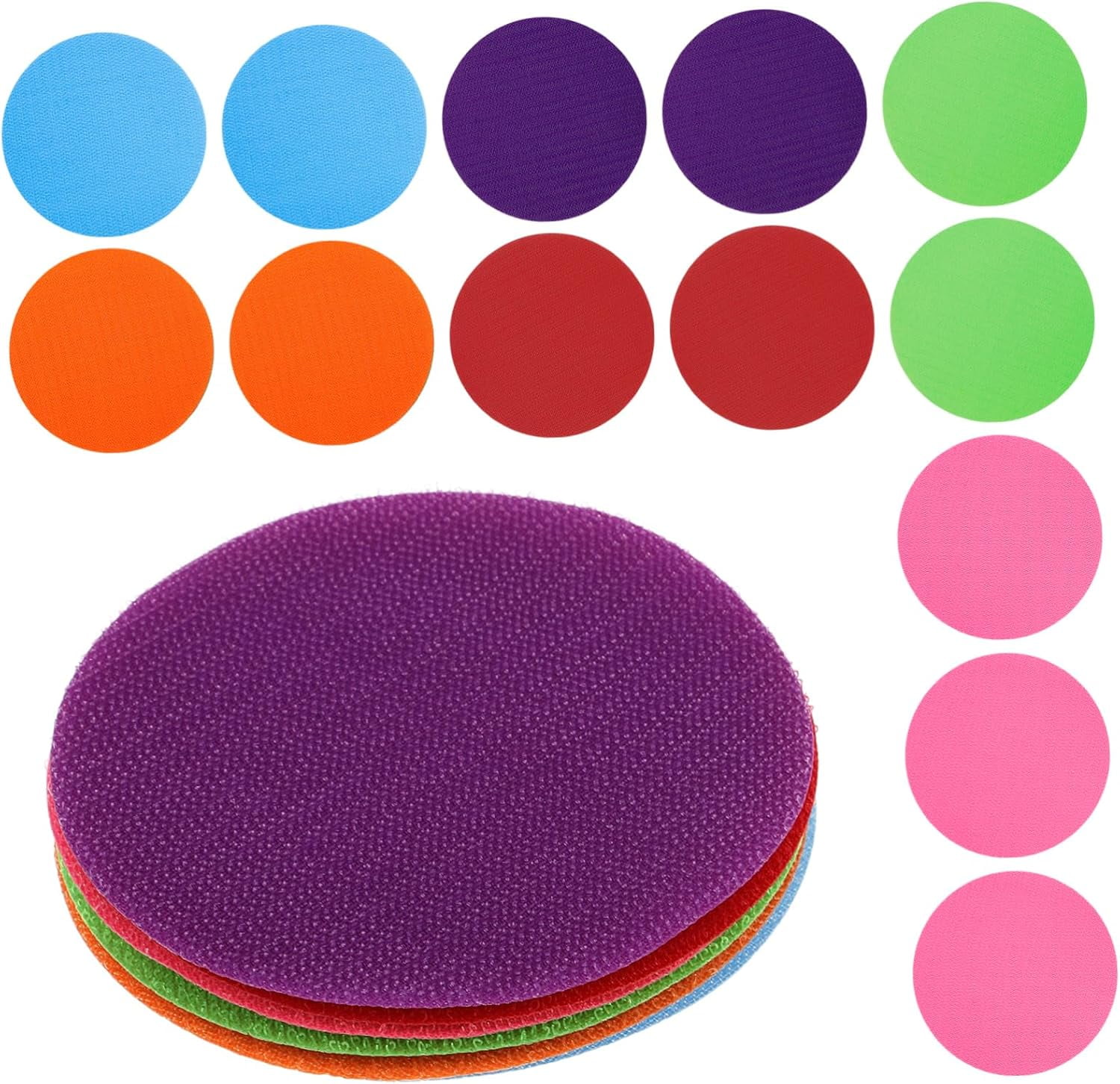 LUU-24pcs Colorful Carpet Area Rugs Cat Carpet Markers Carpet Dots for ...
