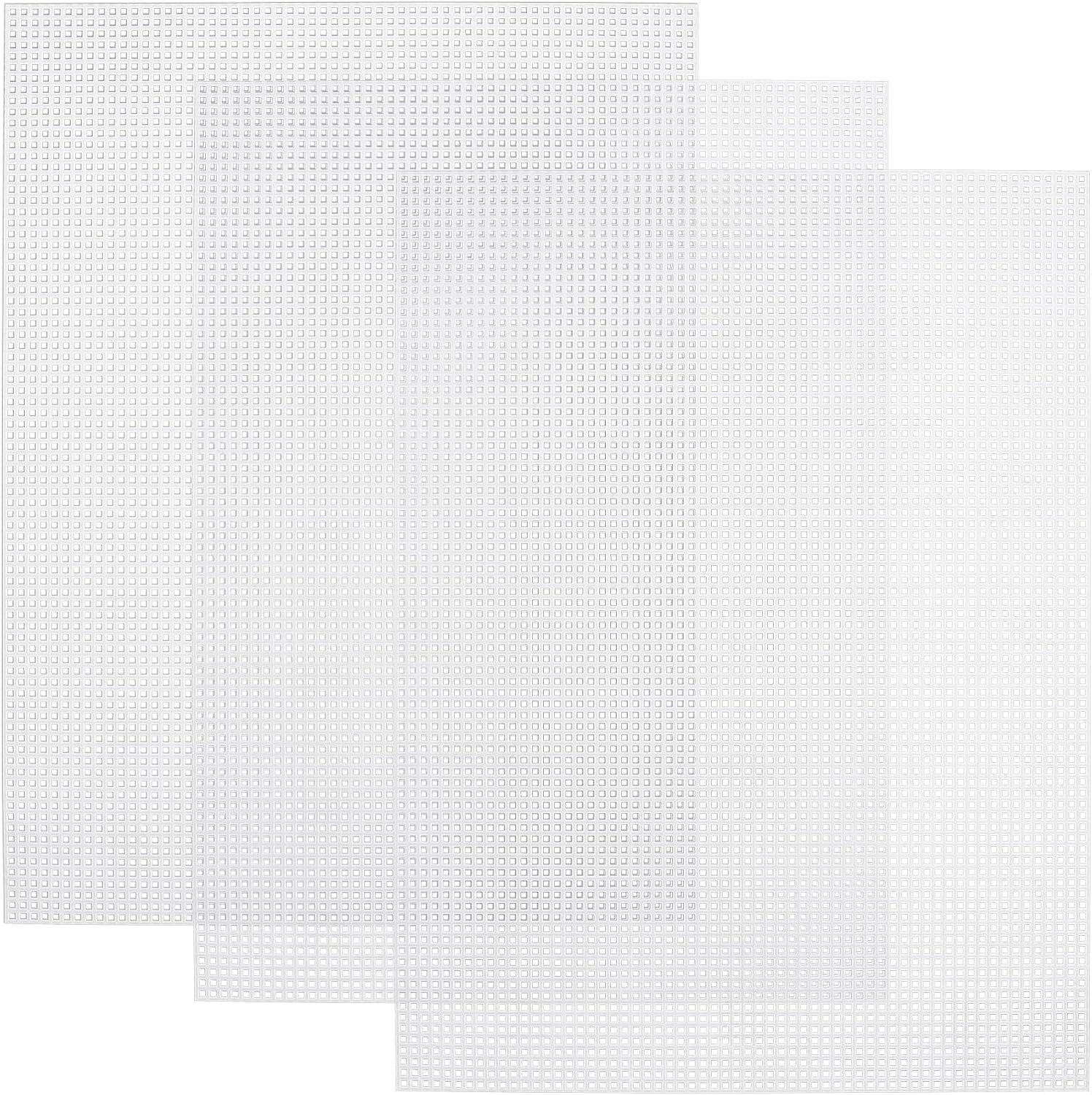 LUU-3 Sheet Clear Plastic Mesh Canvas, 7Count Printable Fursuit Eyes ...