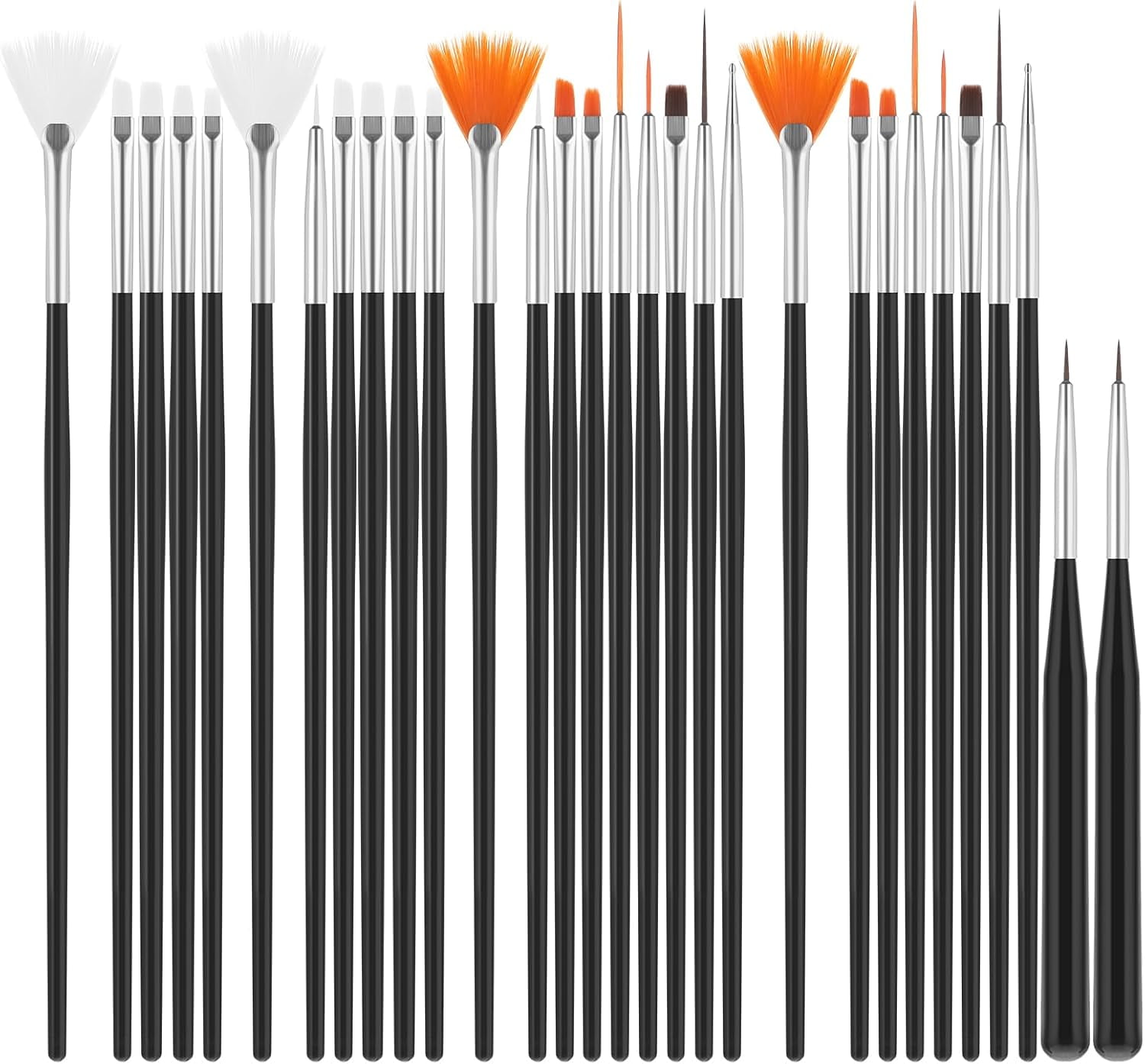 LUU-30Pcs Cake Decorating Brushes Bakery Supplies, Cake Painting Food ...