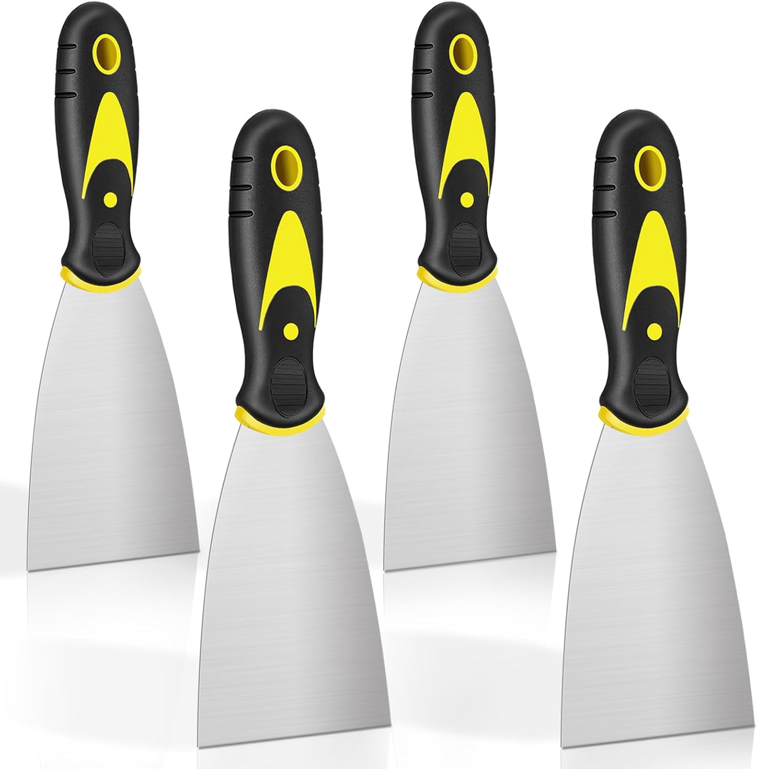LUU-4 Pack Putty Knife - 2" Putty Knives Set Paint Scraper Tool ...