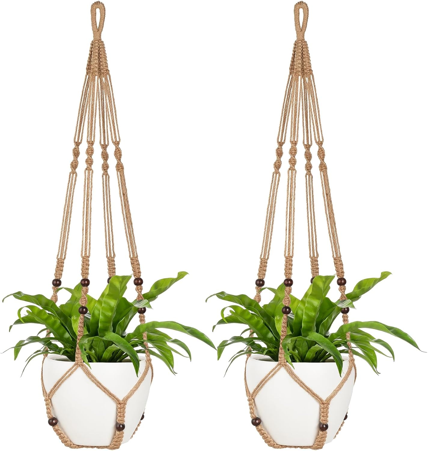 LUU-43 Inch Macrame Plant Hanger Large for up to 12 Inch Pot Extra Long ...