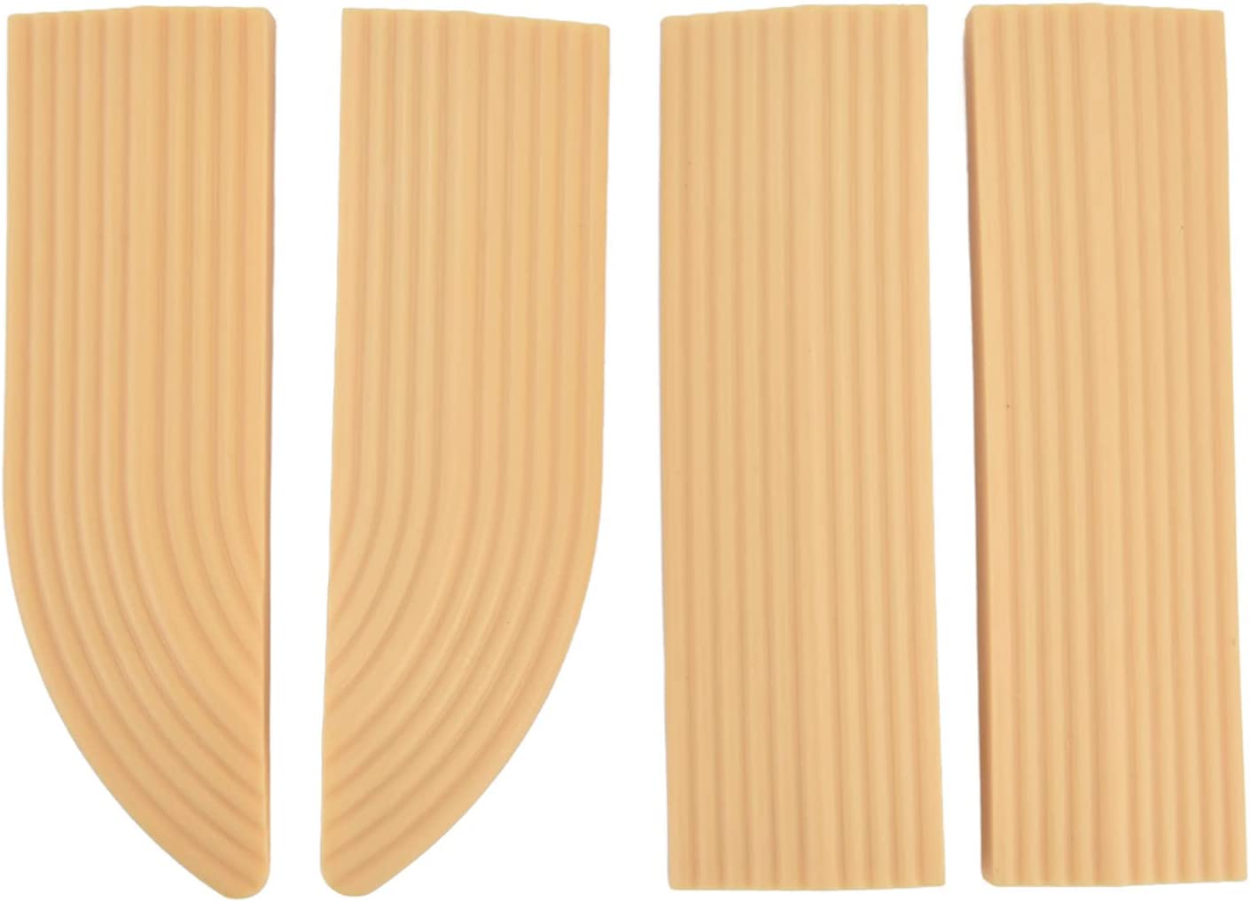 LUU-4Pcs Rubber Wheelchair Ramp, Universal Sweeper Door Sill Stair ...
