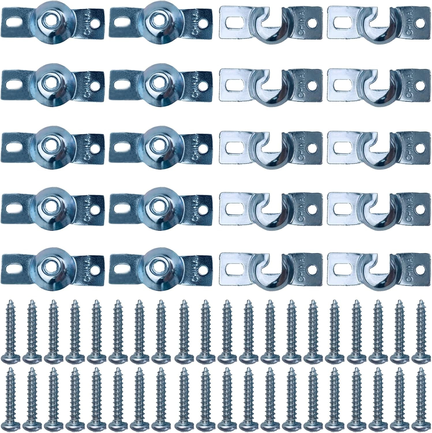 LUU-4pcs Roller Window Shade Inside Mount Brackets with Screws,Curtain ...