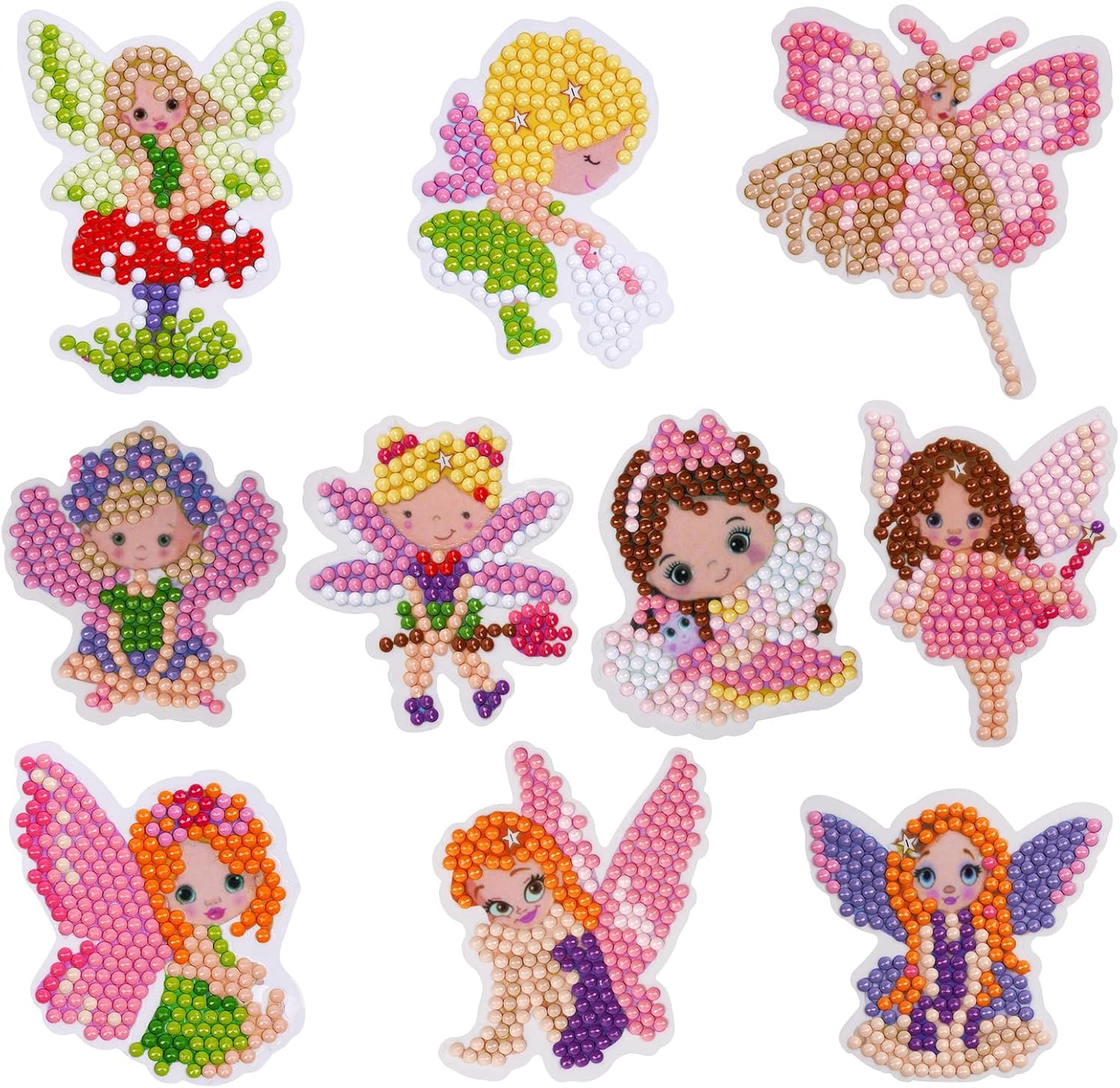 LUU-5D Diamond Art Stickers Kits, 12PCS Cute Animal Diamond Art ...