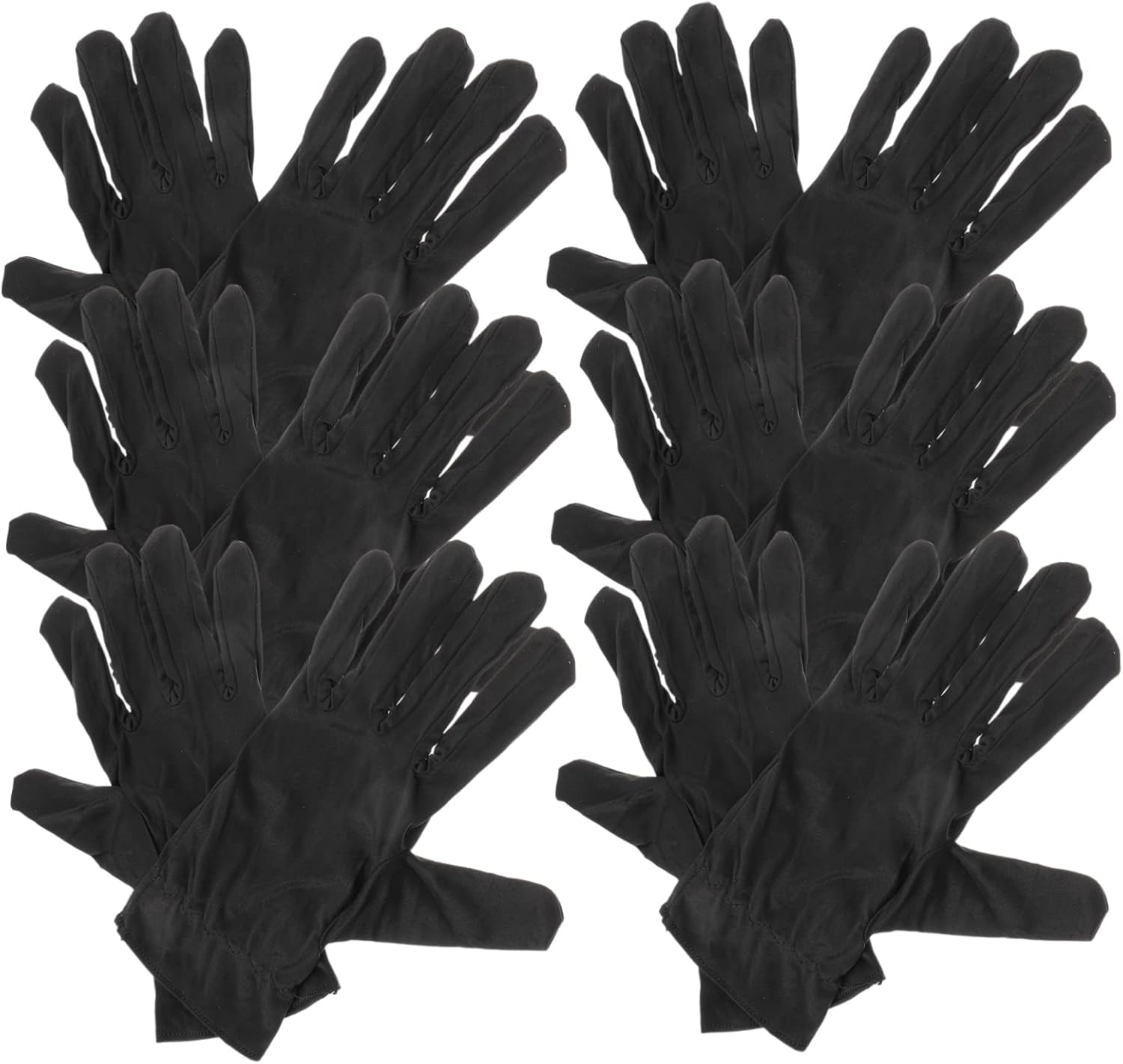 LUU-6 Pairs Jewelry Gloves Art Gloves Waterproof Work Fishnet Mitts Gel ...