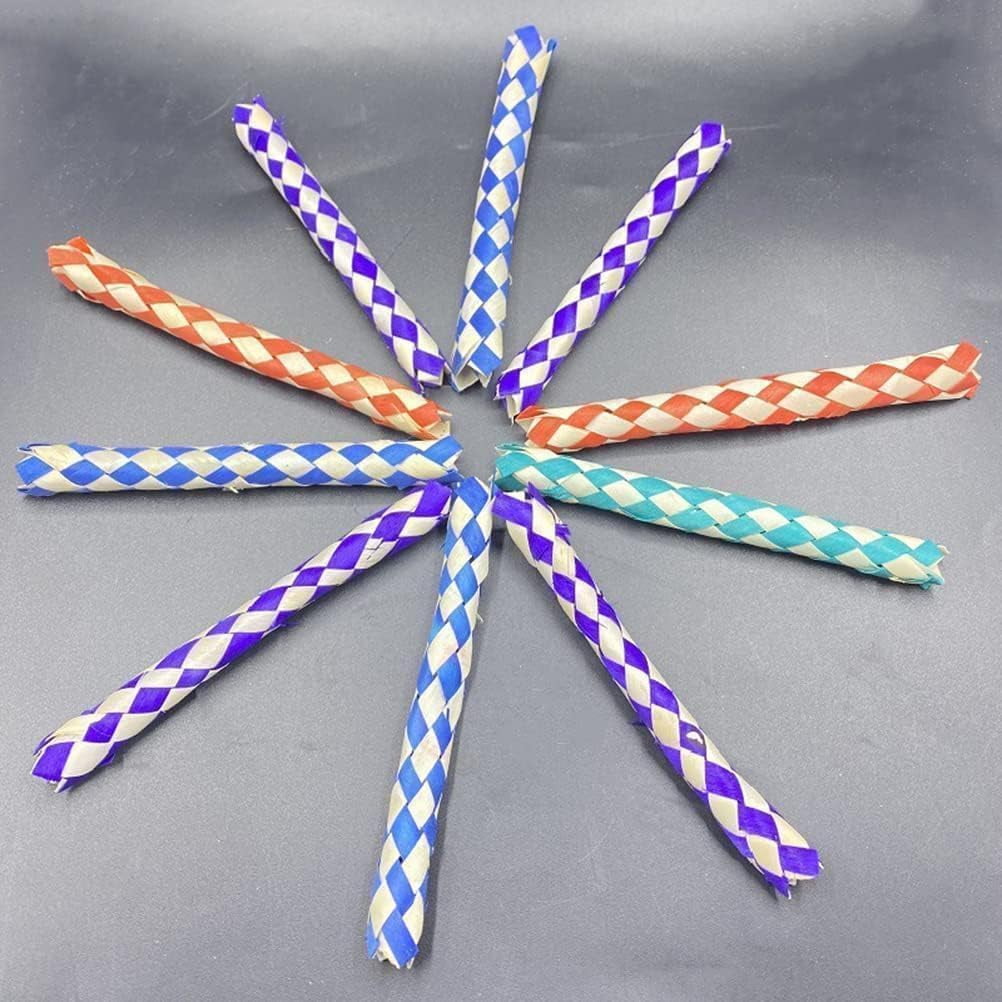 LUU-6 Pcs Classic Finger Traps Chinese Finger Trap Bamboo Chinese ...