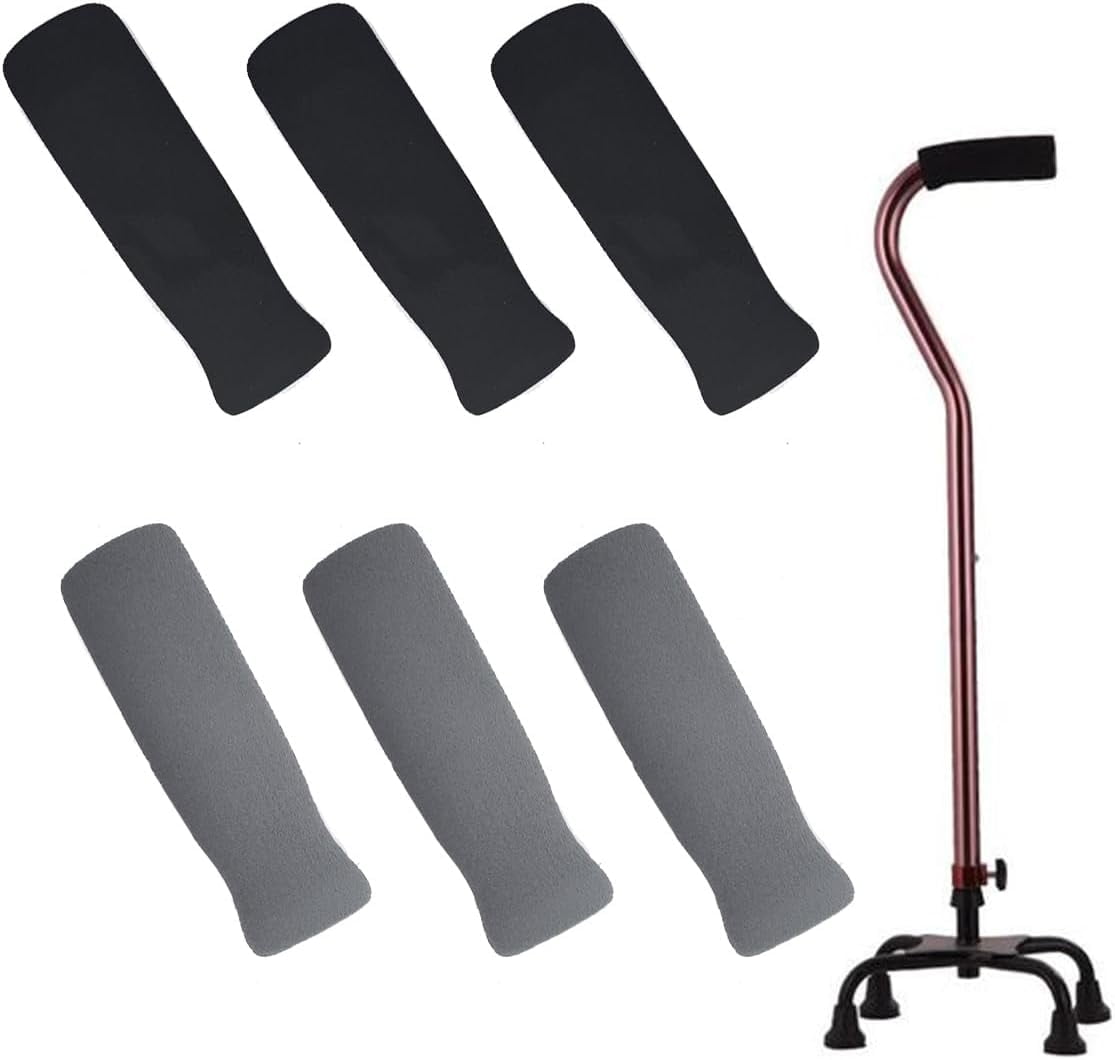 LUU-6pcs Cane Grip Replacement Cane Grip Cane Hand Grip Foam Handle for ...