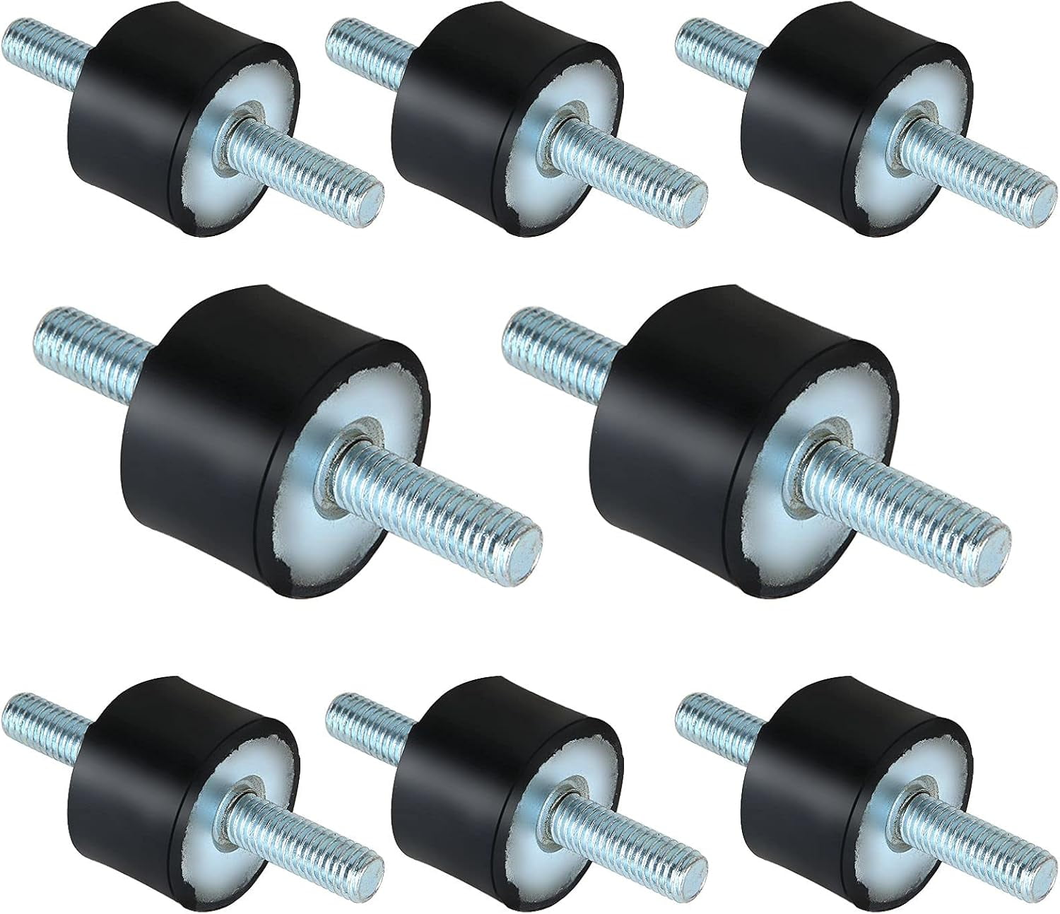 LUU-8Pack M8 Rubber Studs Shock Absorber Anti Vibration Isolator Mounts ...