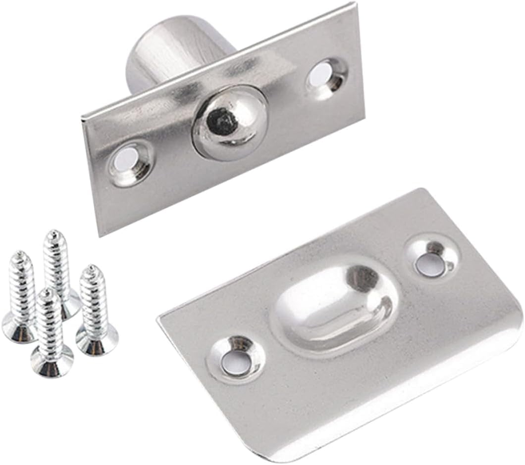 LUU-Adjustable Ball Door Catch Set Stainless Steel Door Retainer ...