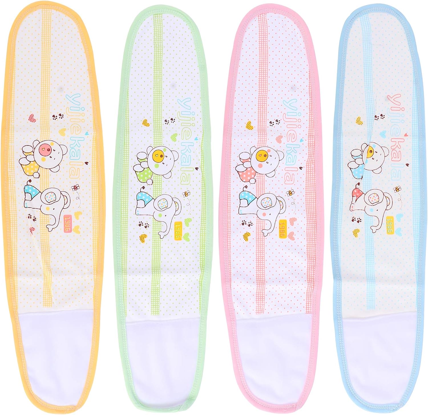 LUU-Baby Belly Button Band 4 Pcs Infant Belly Bands Umbilical Cord ...