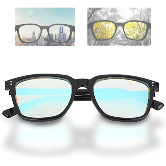 LUU-Color Blind Glasses,Full Frame Universal Red Green Colorblind ...