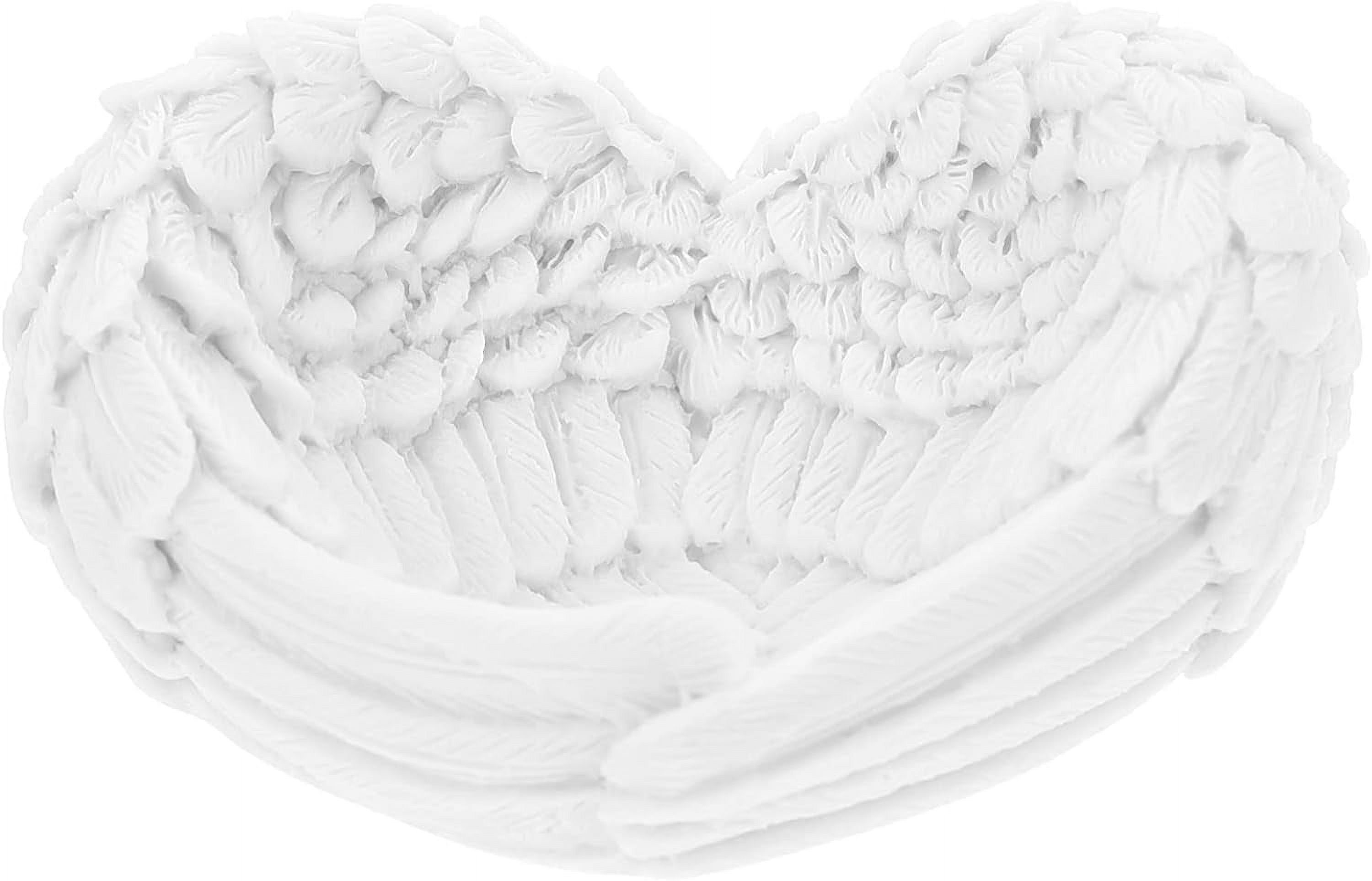 LUU-Crystal Sphere Angel Wing Jewelry Dish Trinket Holder Makeup Tray ...