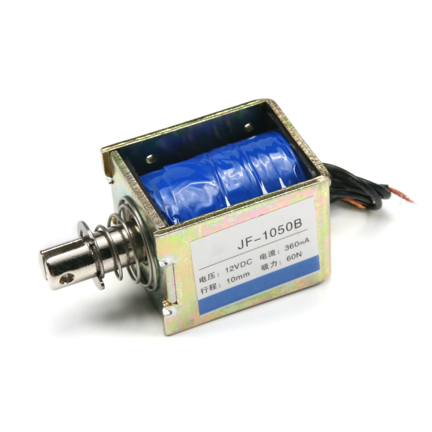 LUU-DC 12V 60N Push Pull Type Solenoid Electromagnet 0.36A 4.32W 10mm ...