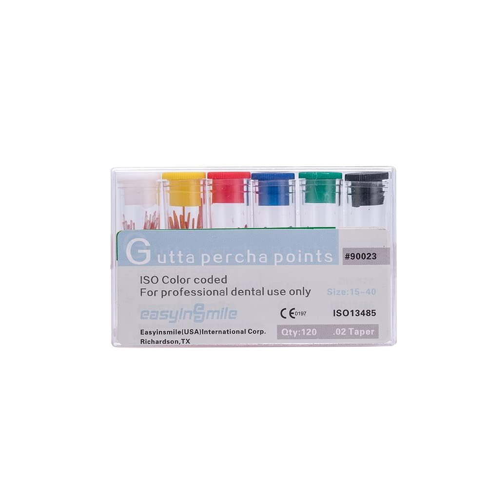 LUU-Dental Gutta Percha Points .02/ .04/.06 Taper Assorted for Endo ...