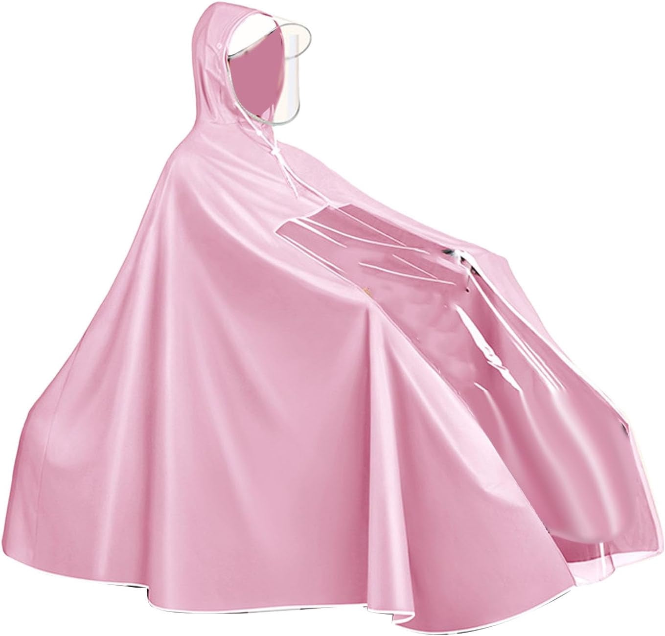 LUU-Electric Battery Raincoat Long Full Body Reusable Rain Poncho for ...