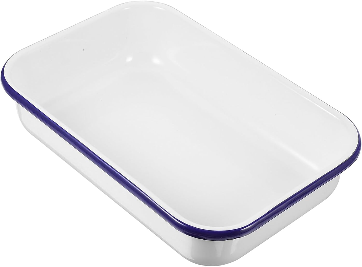 LUU-Enamel Baking Pan Storage Tray for Restaurant Enamel Storage Tray ...
