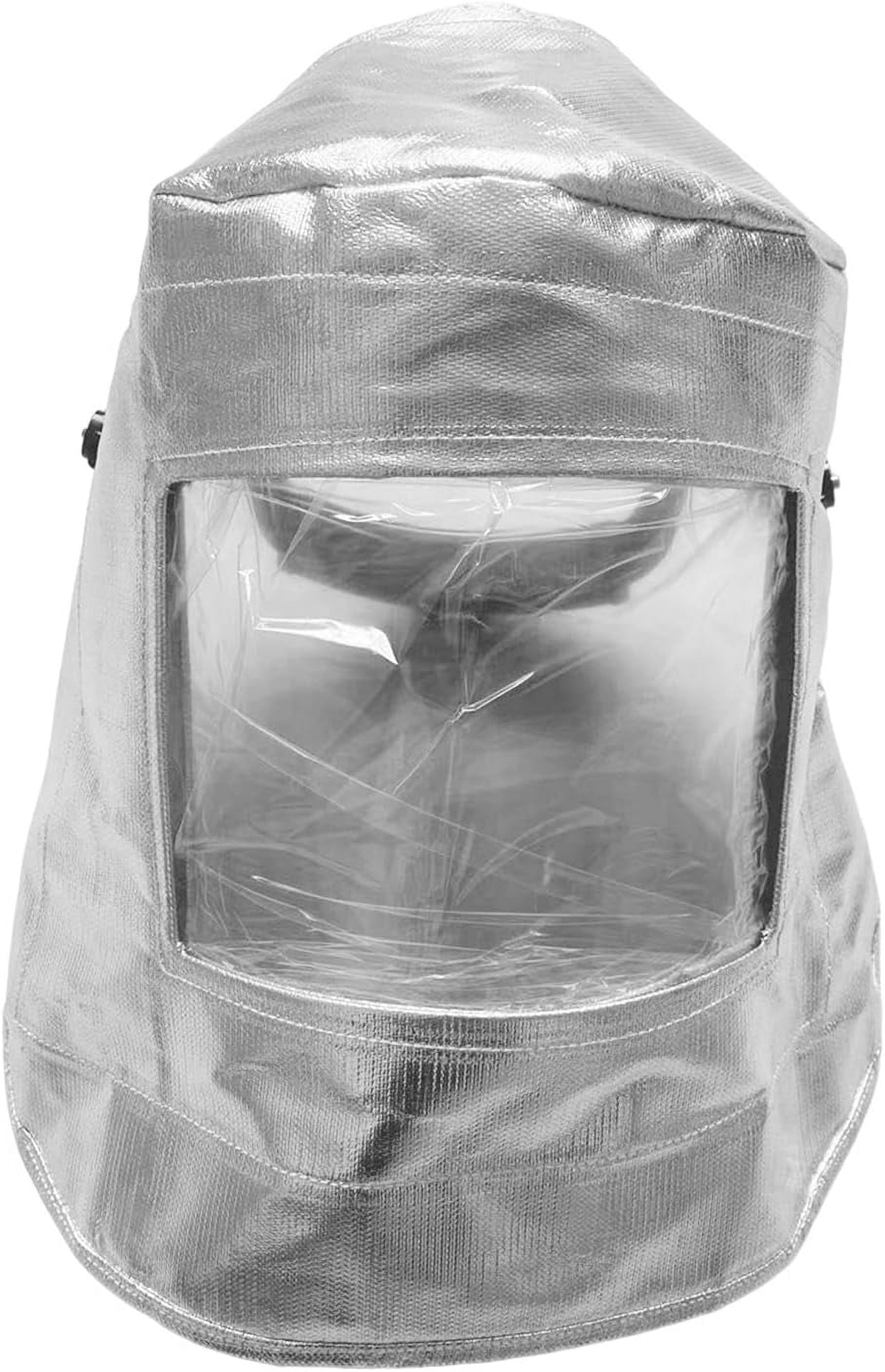 LUU-Fire Resistant Helmet Face Shield Hood, Head Mounted Protection ...