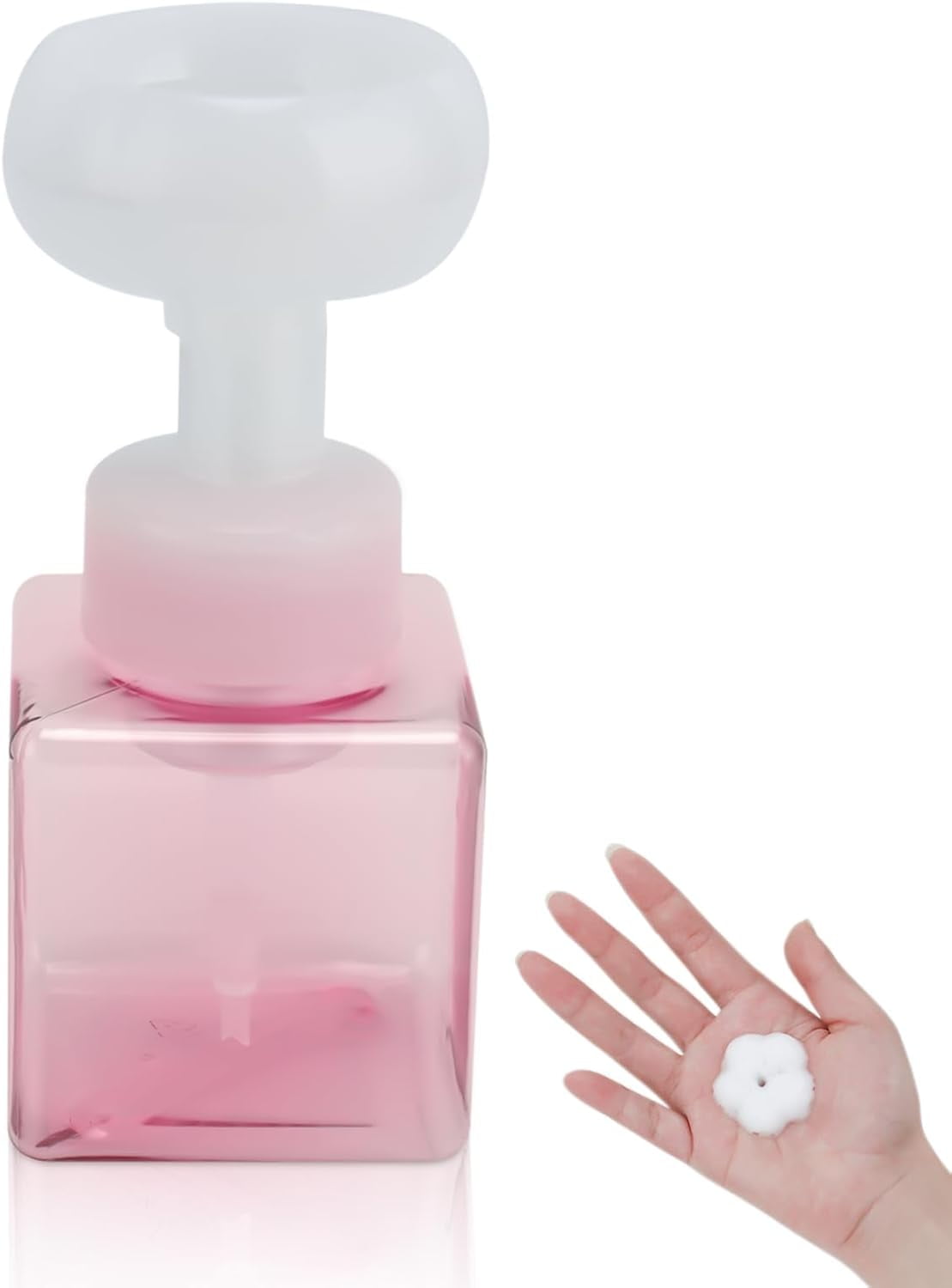 LUU-Foaming Soap Dispenser, Flower Shaped Foaming Bottle Refillable ...