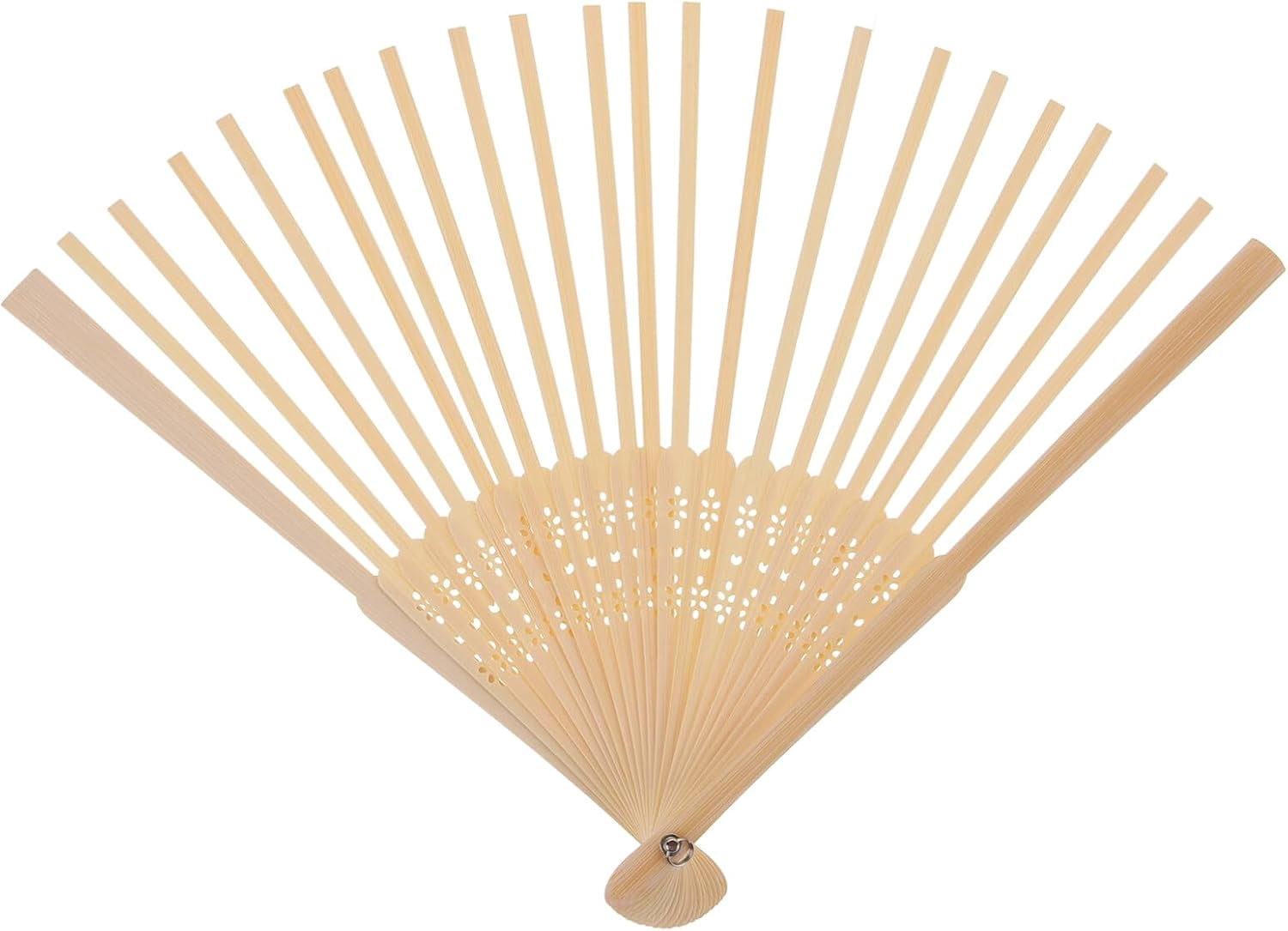 LUU-Folding Fan Frame Wood Foldable Fan Ribs Fan Making Frame ...