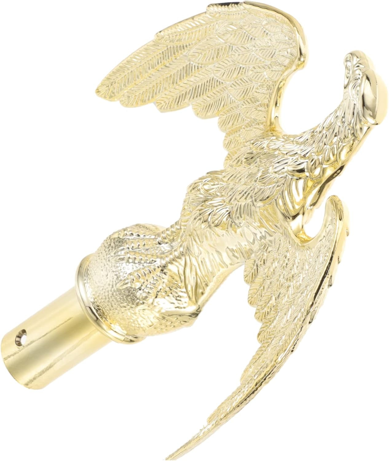 LUU-Gold Flag Pole Eagle Topper Outdoor Flagpole Head Eagle Head Card ...
