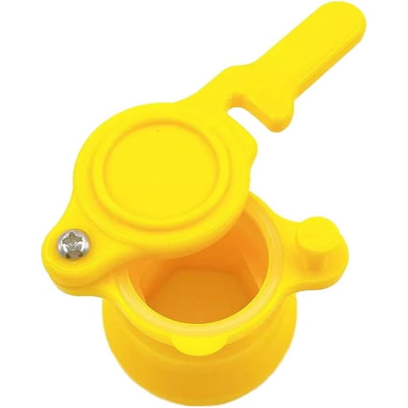 LUU-Honey Gate Valve, ABS Plastic Body, Yellow, Beekeeping Supplies ...