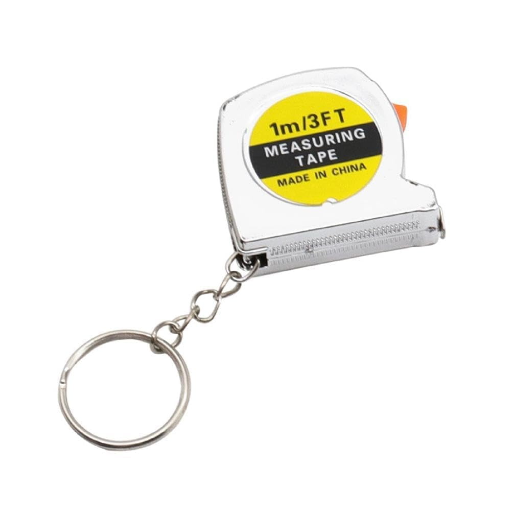 LUU-Keychain Tape Measure Twin Scale Metric and Inches Measuring Tape ...