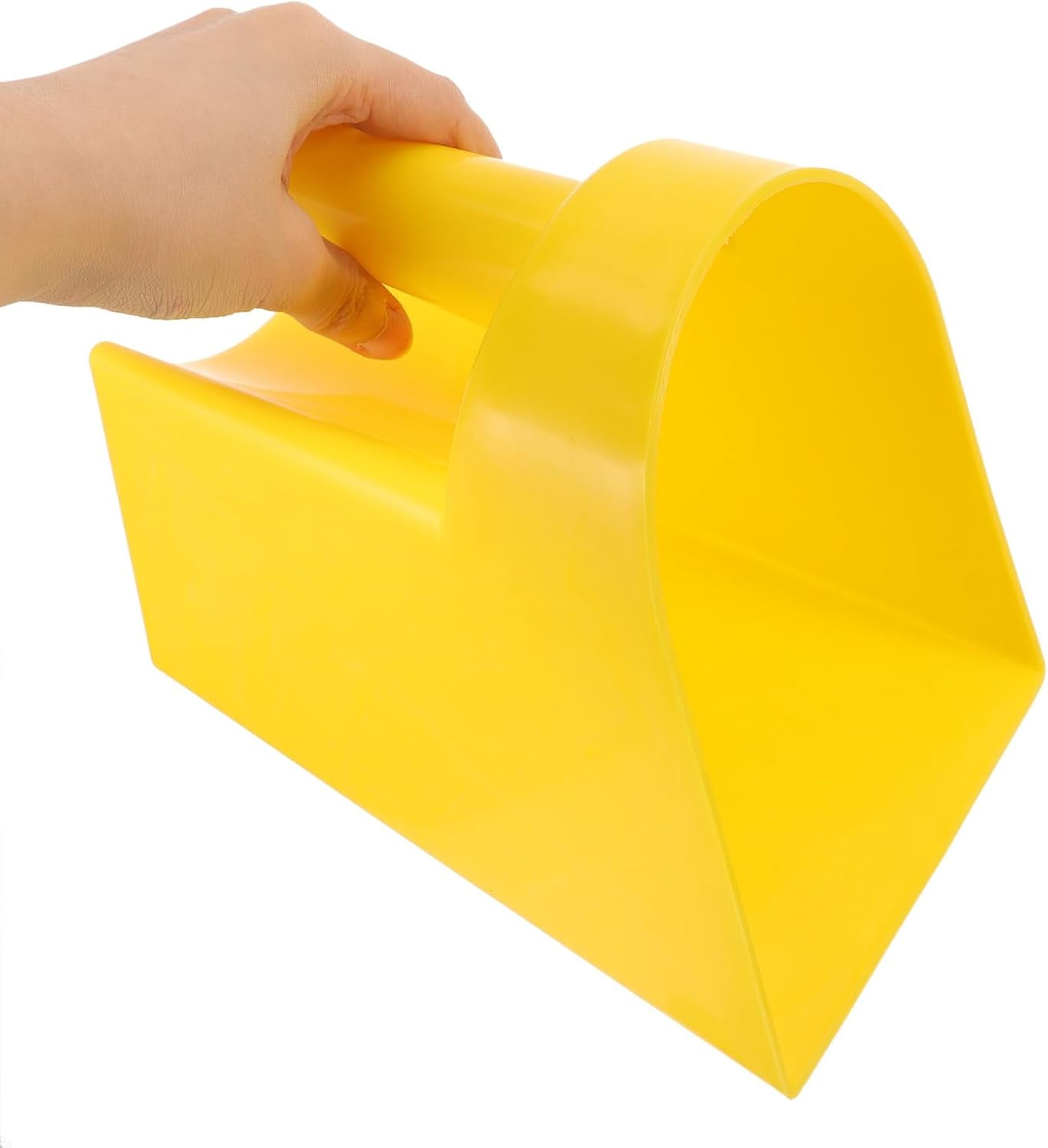 LUU-Large Garden Shovel - Plastic Feed Scoop for Home & Farm, Charcoal ...