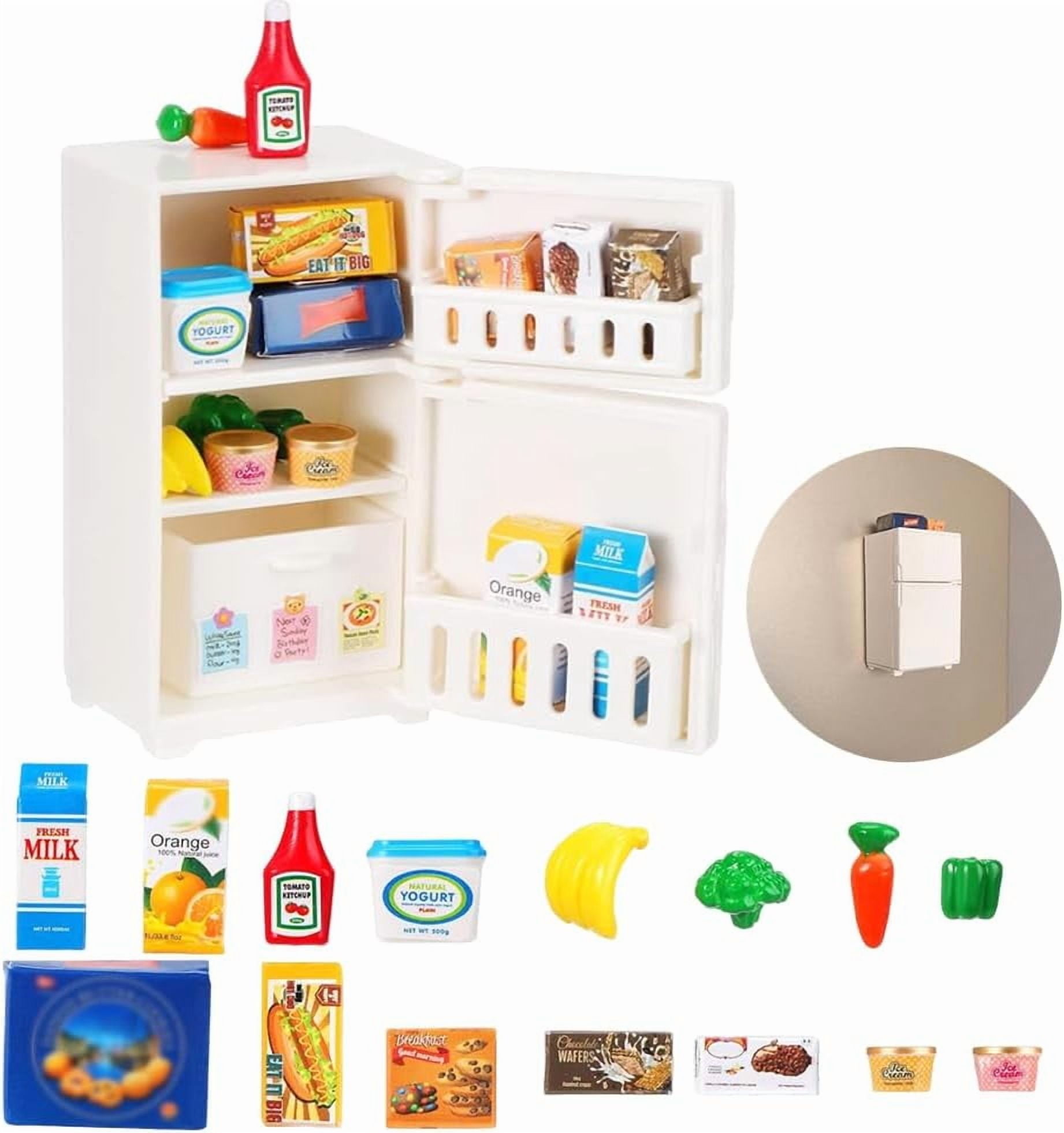 LUU-Miniature Model Refrigerator Fridge Magnet,Unique Novelty Cute Mini ...