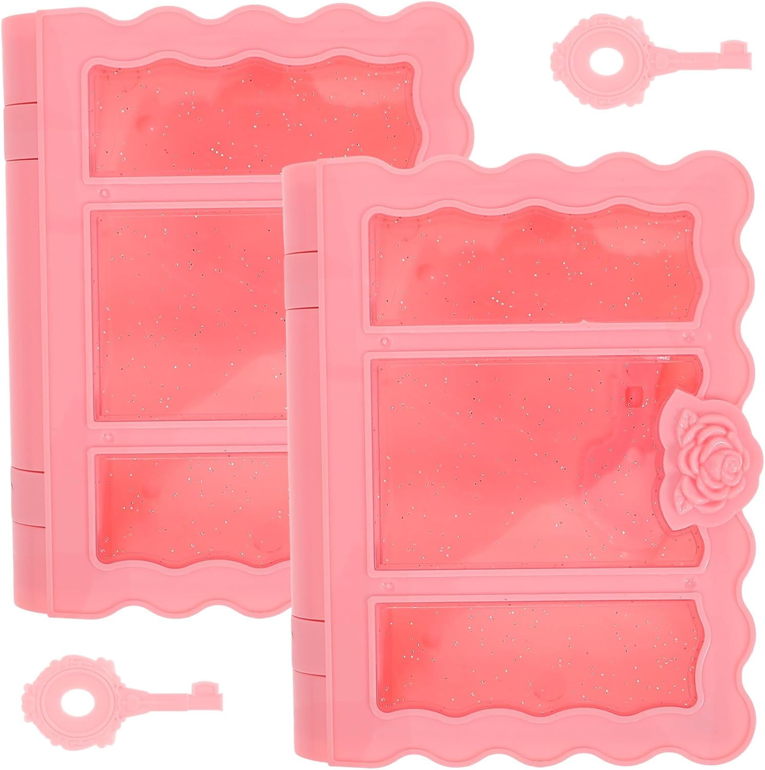 LUU-Pink Book Safe Storage Box,Book Jewelry Boxes,Diversion Book Safe ...