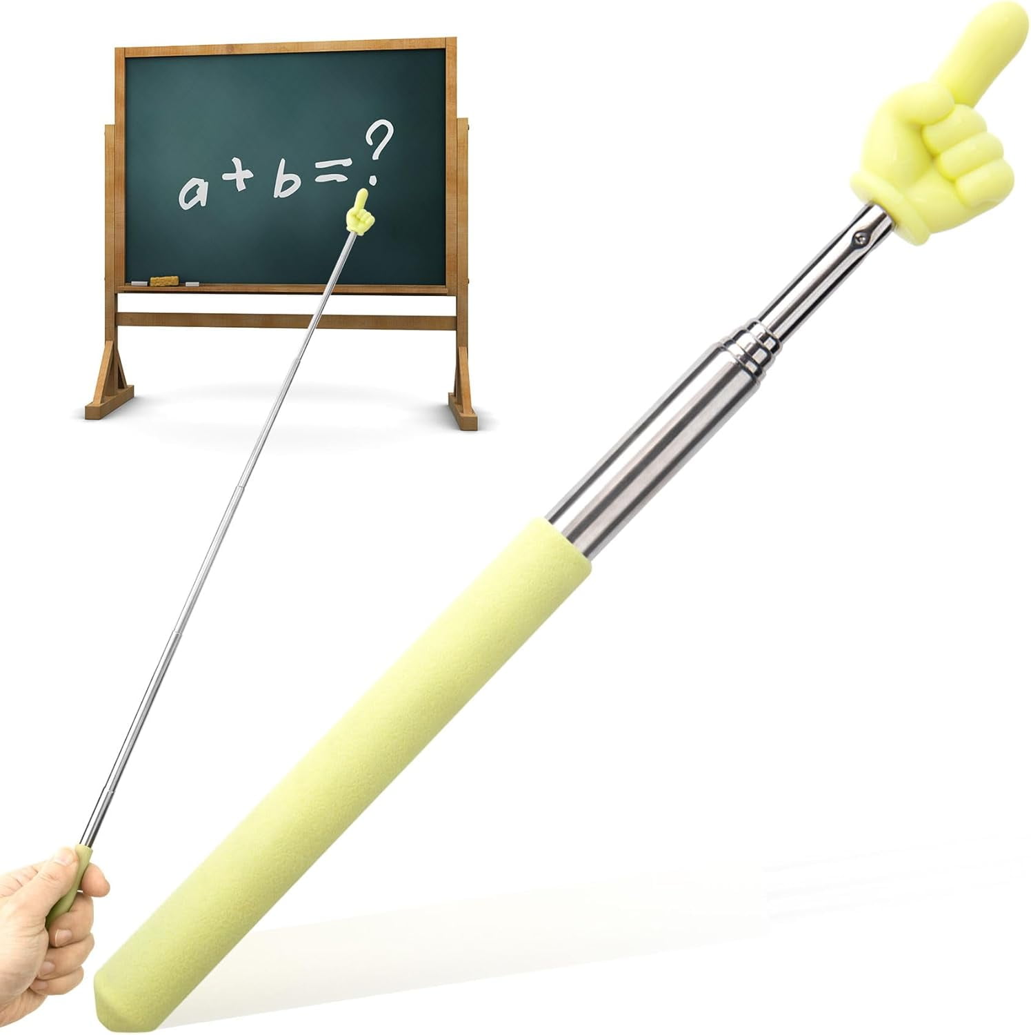 LUU-Retractable Teacher Pointers, Mini Portable Finger Pointer Stick ...