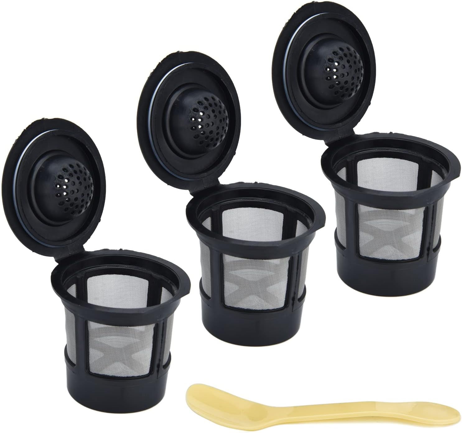 LUU-Reusable Cups,3 Pack Universal Fit Reusable Coffee Filters,Coffee ...