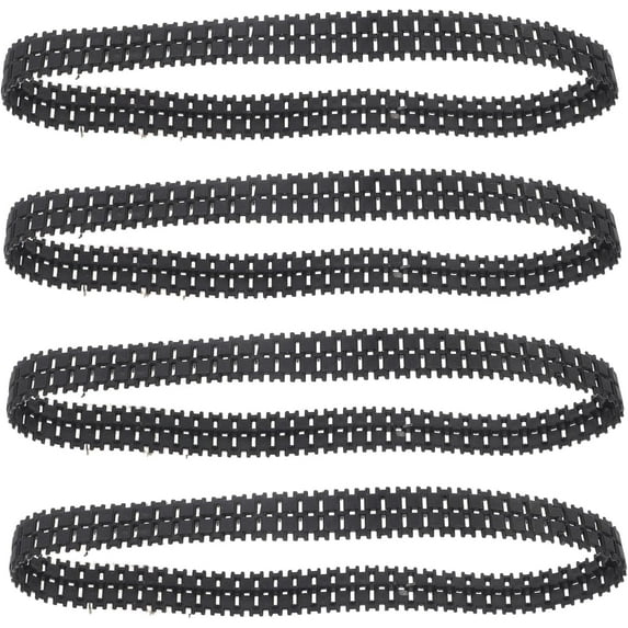 LUU-Rubber Tank Tracks Replacement 4pcs DIY Tank Treads DIY Tank Track ...