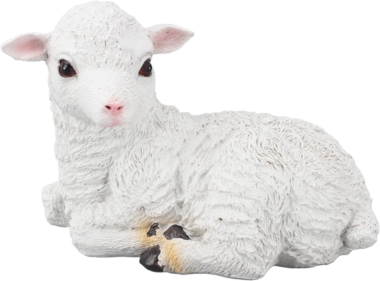 LUU-Sheep Statues Resins, Goat Lamb Statue Resins Garden Farm Animal ...