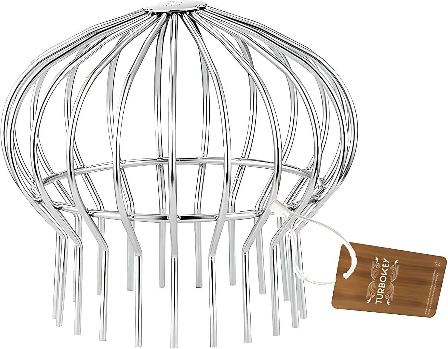 LUU-Turkokey Metal Downspout Strainer, 304 Stainless Steel Gutter Guard ...