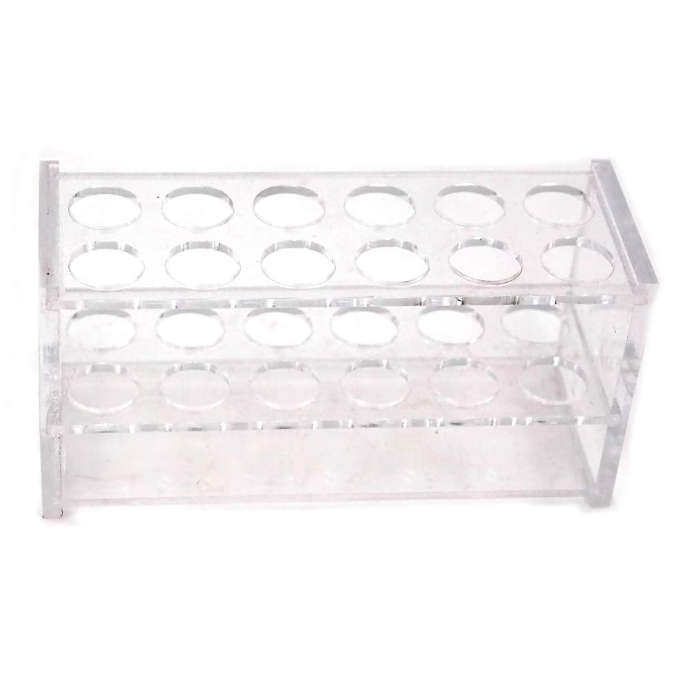 LUU-Two Layers 12 Sockets Plastic Test Tubes Rack Testing Tubes Holder ...