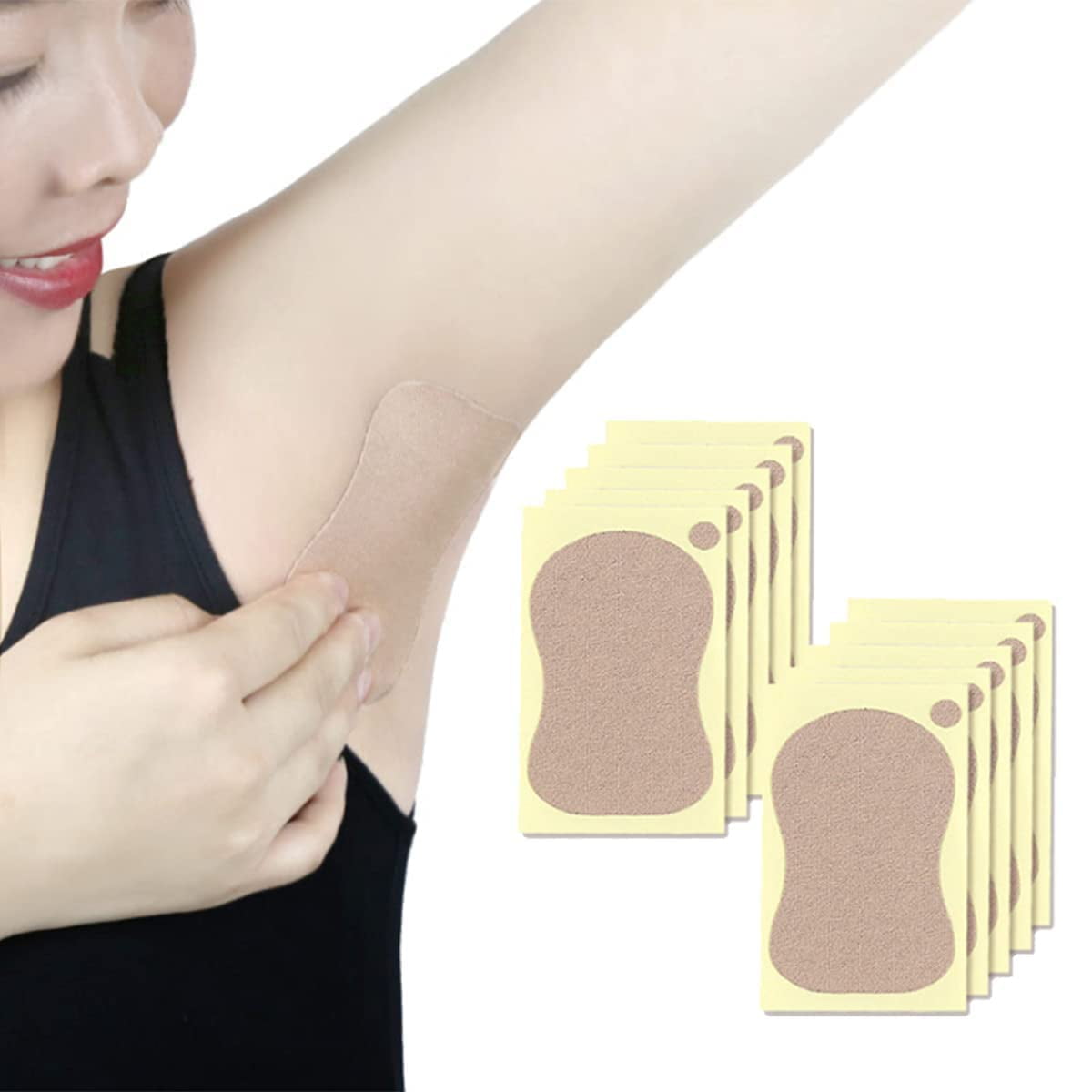 LUU-Underarm Sweat Pads,Disposable Underarm Pads for Sweating Women ...