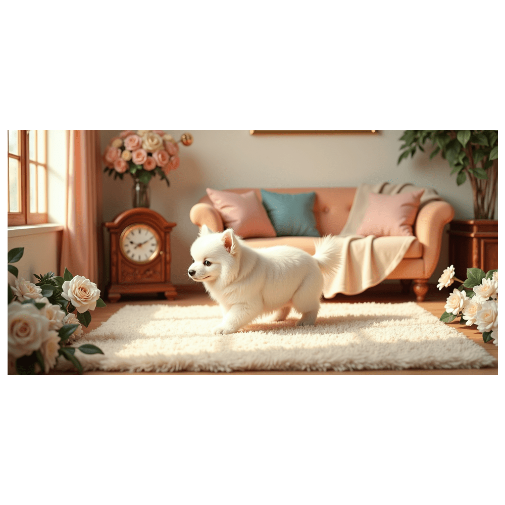 LUUFILx Adorable Puppy Print Backdrop Background Decor Photography ...