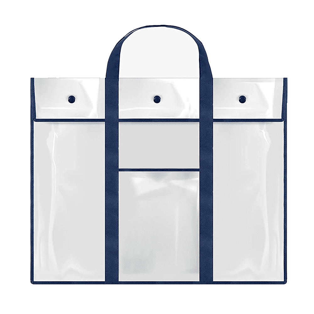 LUUFILx Art Portfolio Bag Art PVC Storage Pocket Large Poster Storage ...