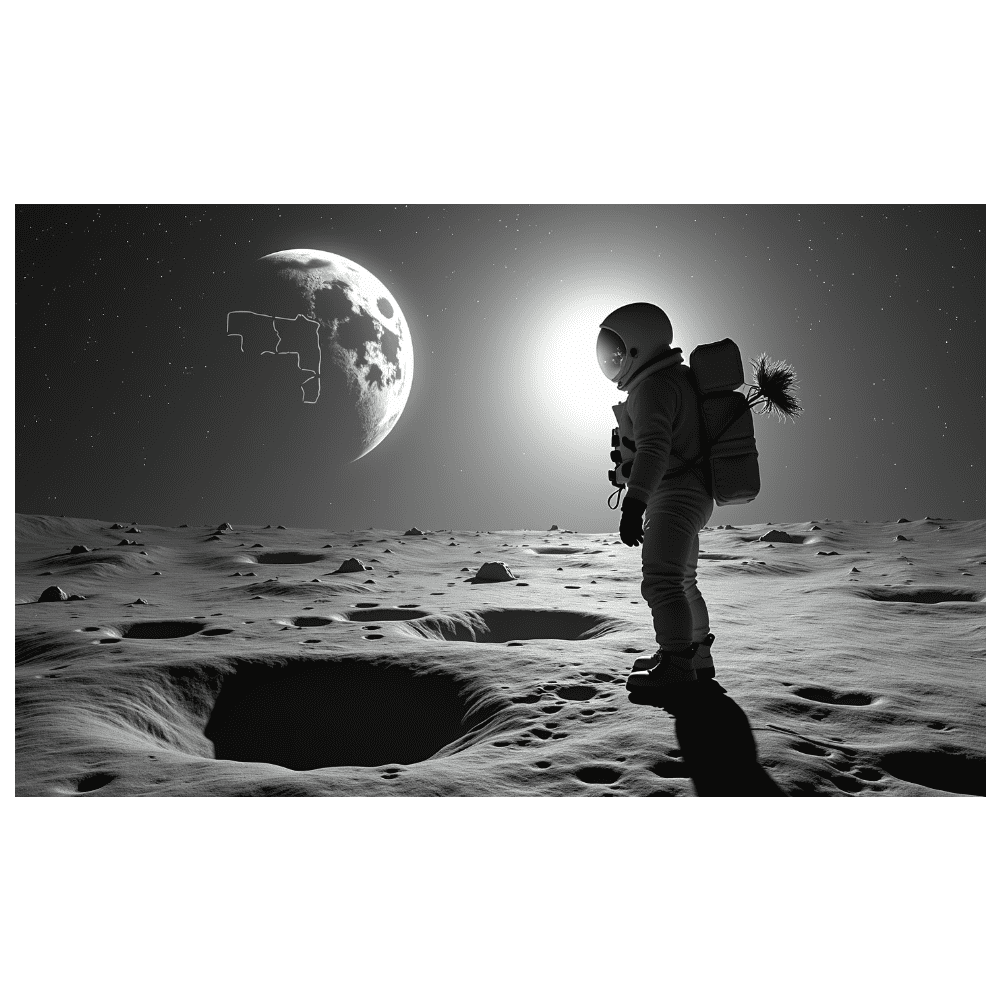 LUUFILx Astronaut Themed Space Exploration Banner Backdrop Background ...