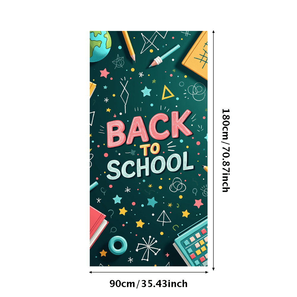 LUUFILx Back to School Banner Classroom Wall Decoration Backdrop ...