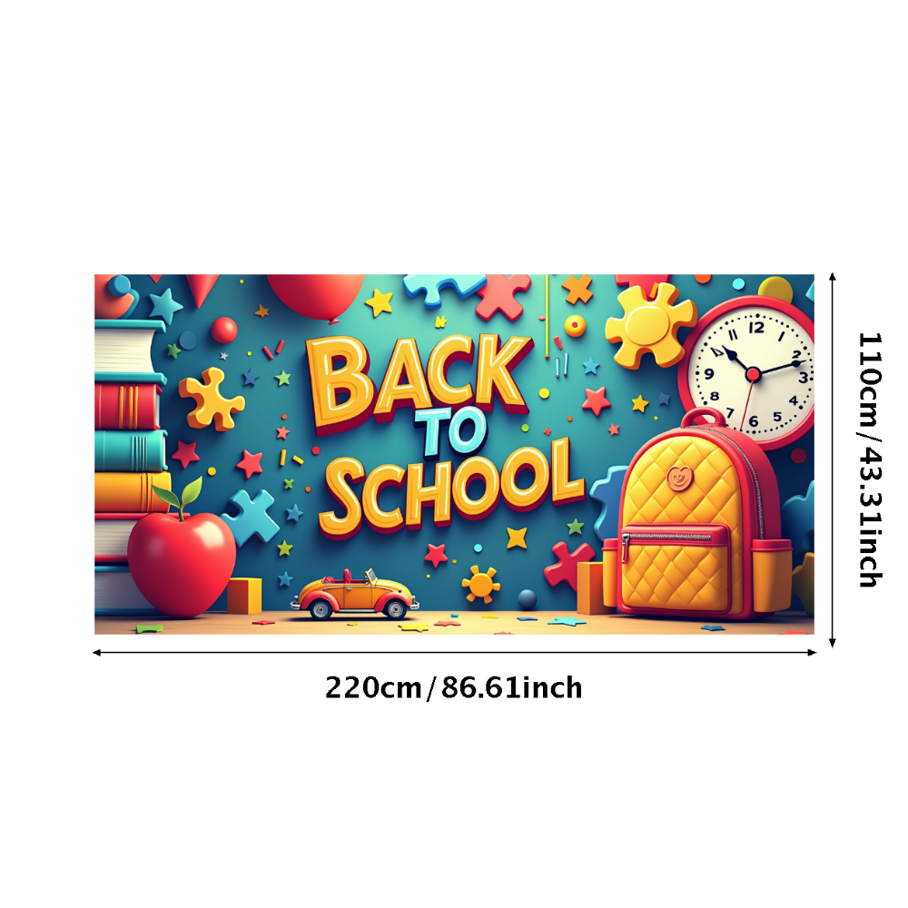 LUUFILx Back to School Banner Customizable Graduation Party Supplies ...
